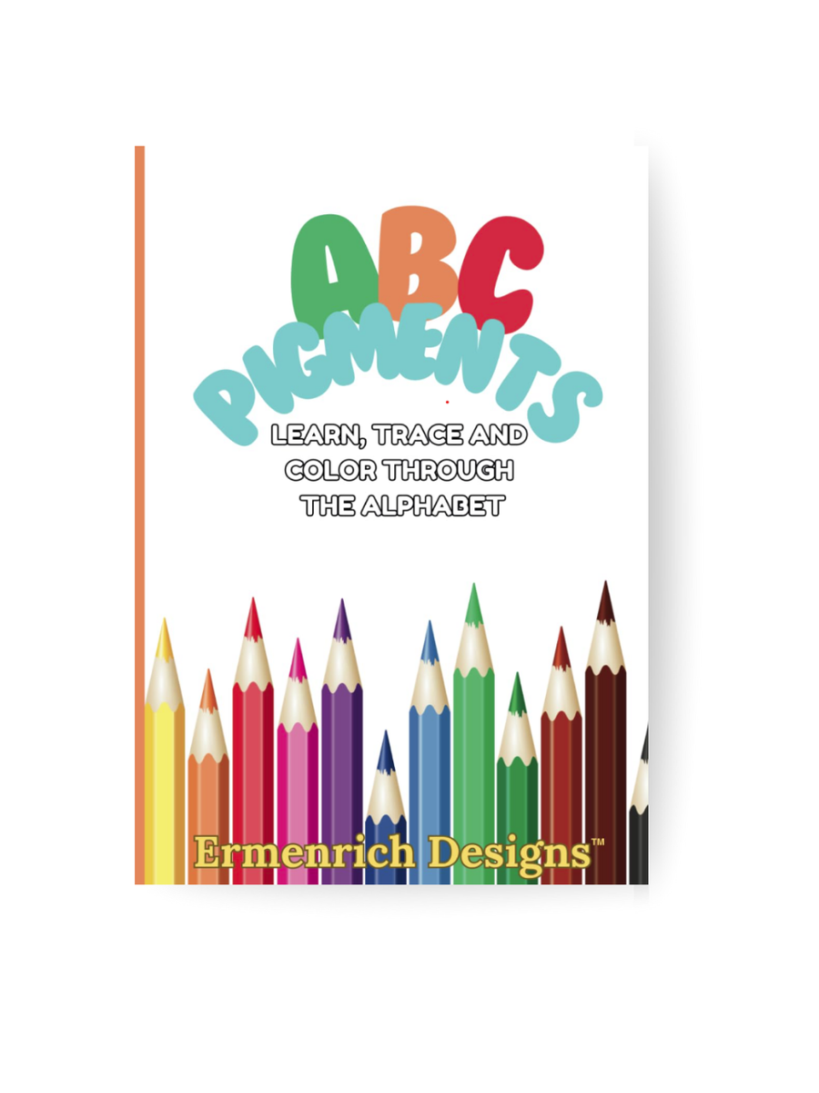 ABC Pigments: Learn, Trace and Color Through the Alphabet Activity Col ...
