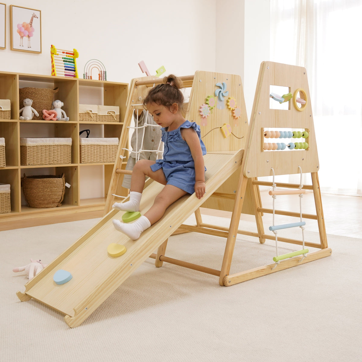 Avenlur Cherry 5-in-1 Wooden Indoor Climber – The Autism Store