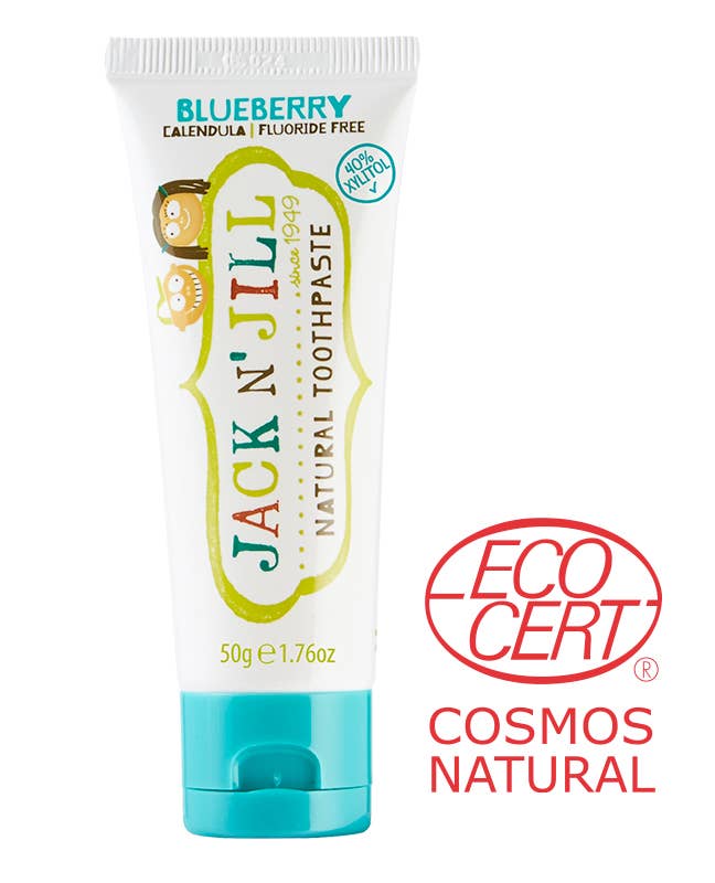 Jack N' Jill Natural Toothpaste Blueberry – The Autism Store