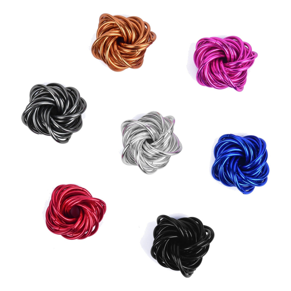 Chainmail Fidget Infinity Ball Stress and Anxiety Relief Toy | Squish ...