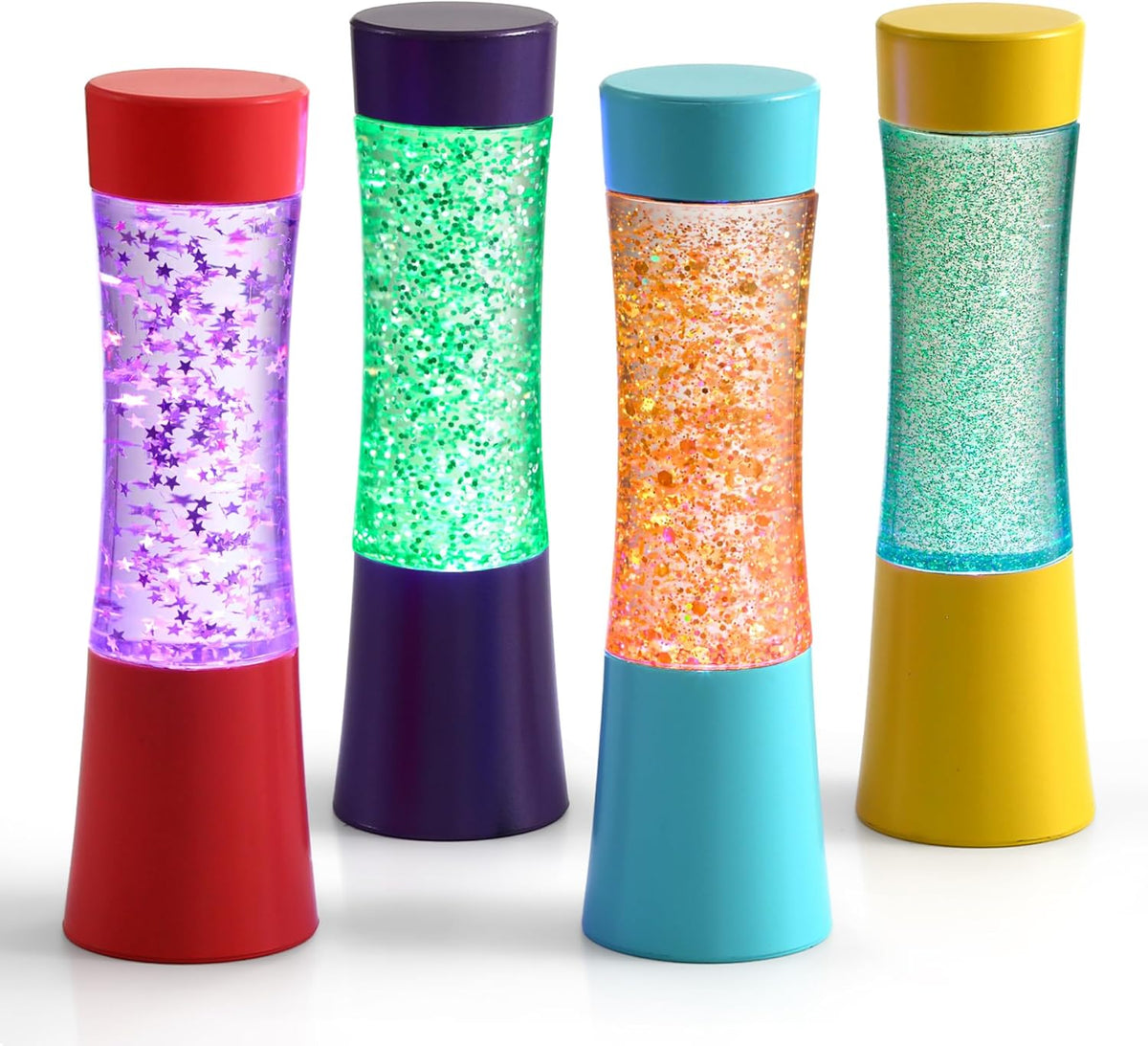 Special Supplies Light-Up Glitter Sensory Tubes – 4-Pack - Liquid Moti ...