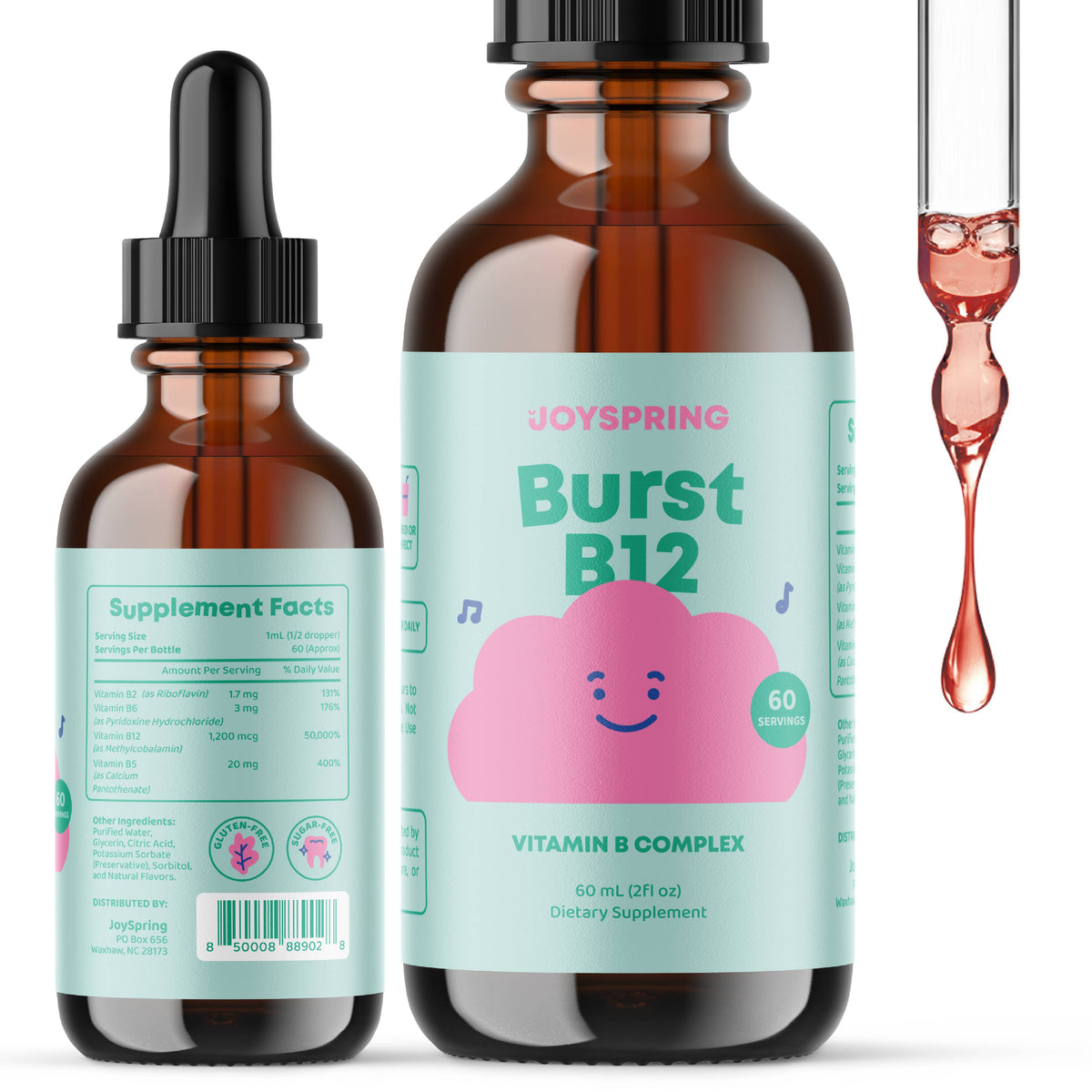 Burst - JoySpring Kids Liquid B Complex – The Autism Store