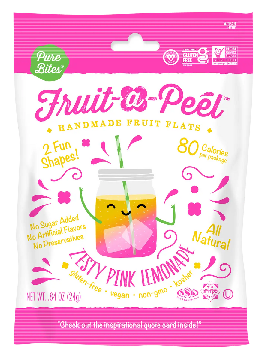 Fruit-a-Peel Zesty Pink Lemonade Fruit Flats – The Autism Store