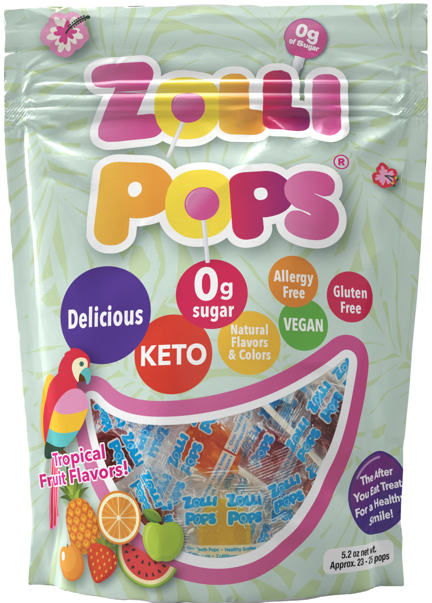 Zollipops Zero Sugar Tropical – The Autism Store