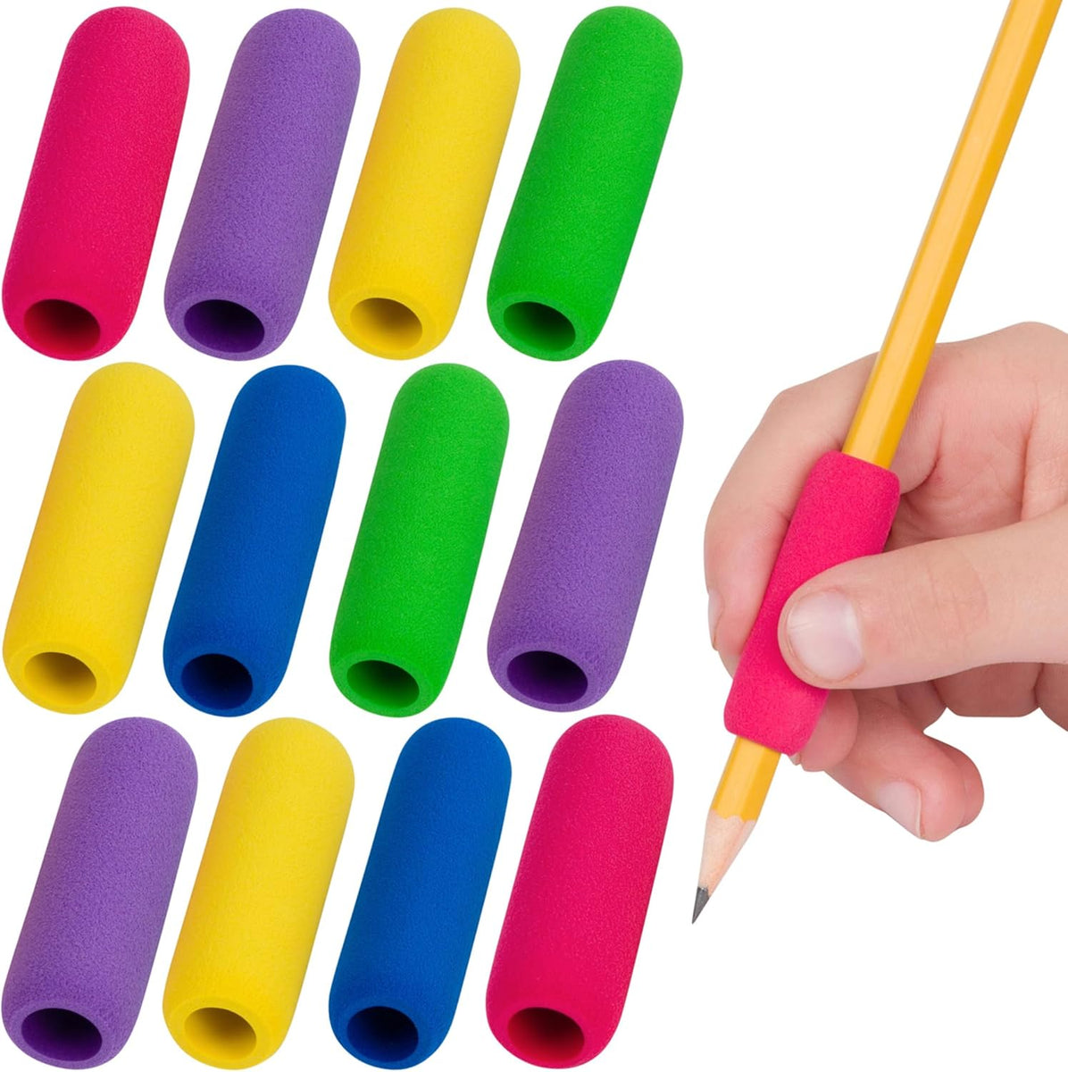 Foam Pencil Grip, 12 Pack – The Autism Store