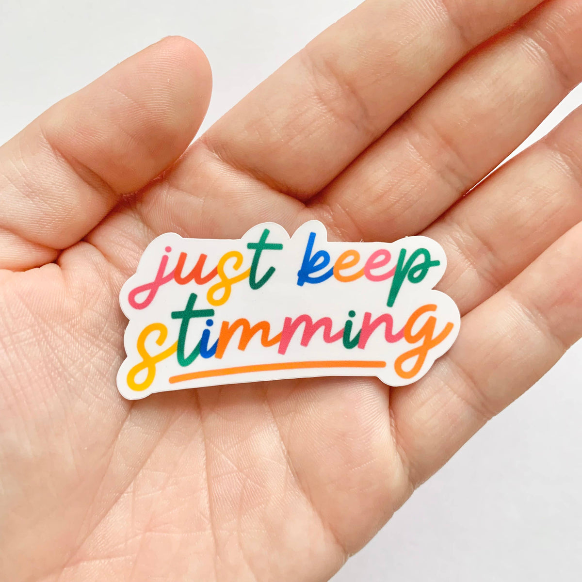 Just Keep Stimming - Autism Spectrum Acceptance Sticker – The Autism Store