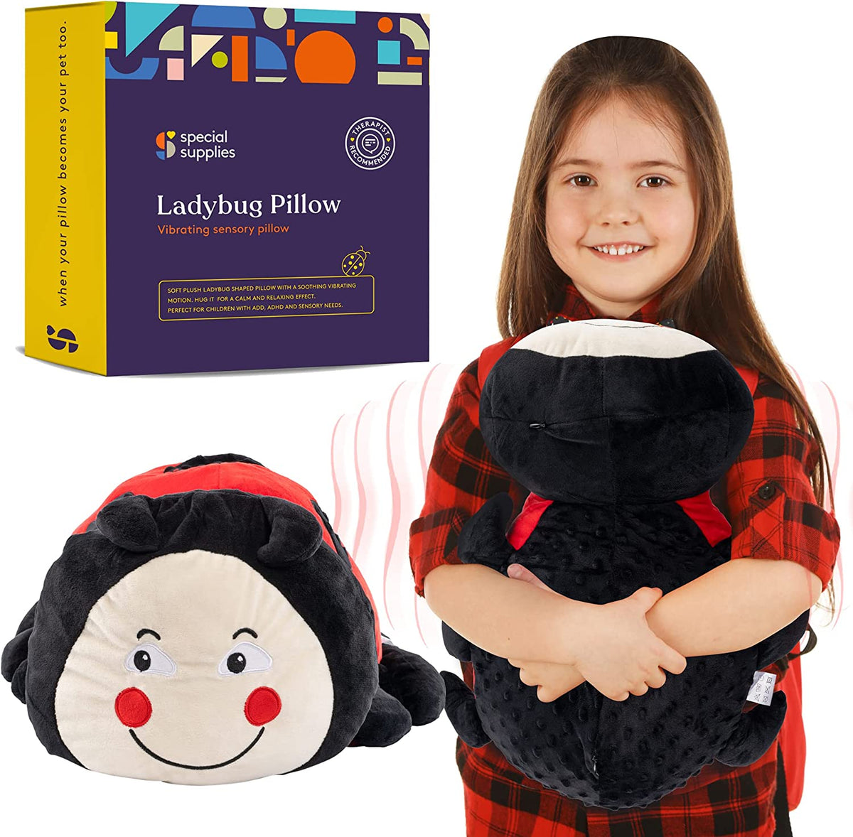 Sensory Vibrating Pillow-Ladybug – The Autism Store