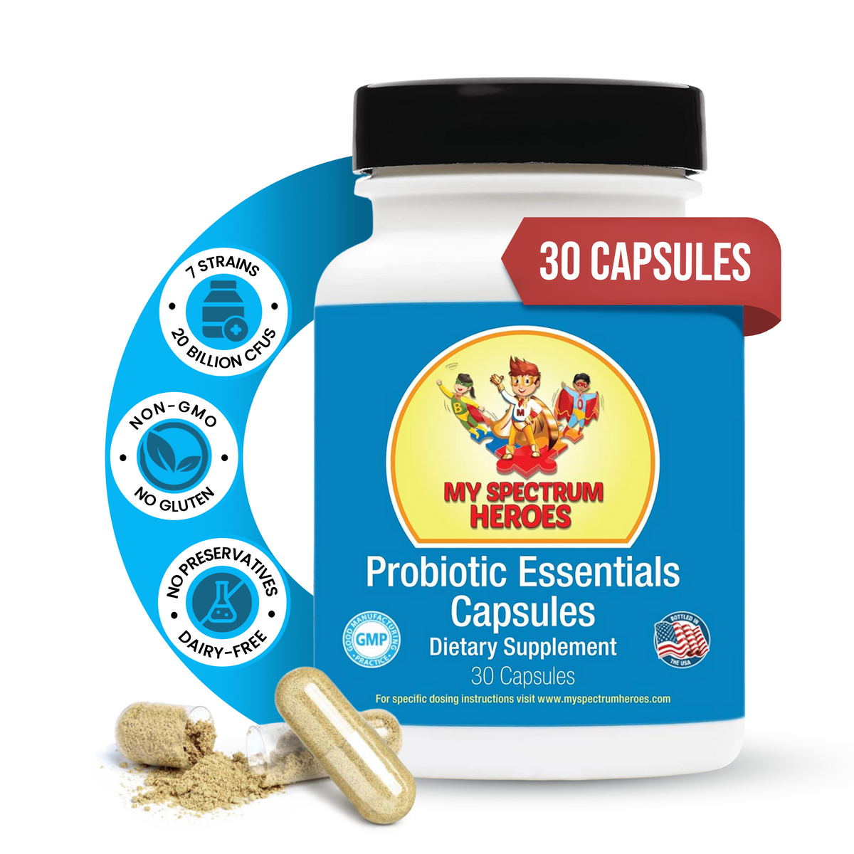 Probiotic Essentials Capsules – The Autism Store