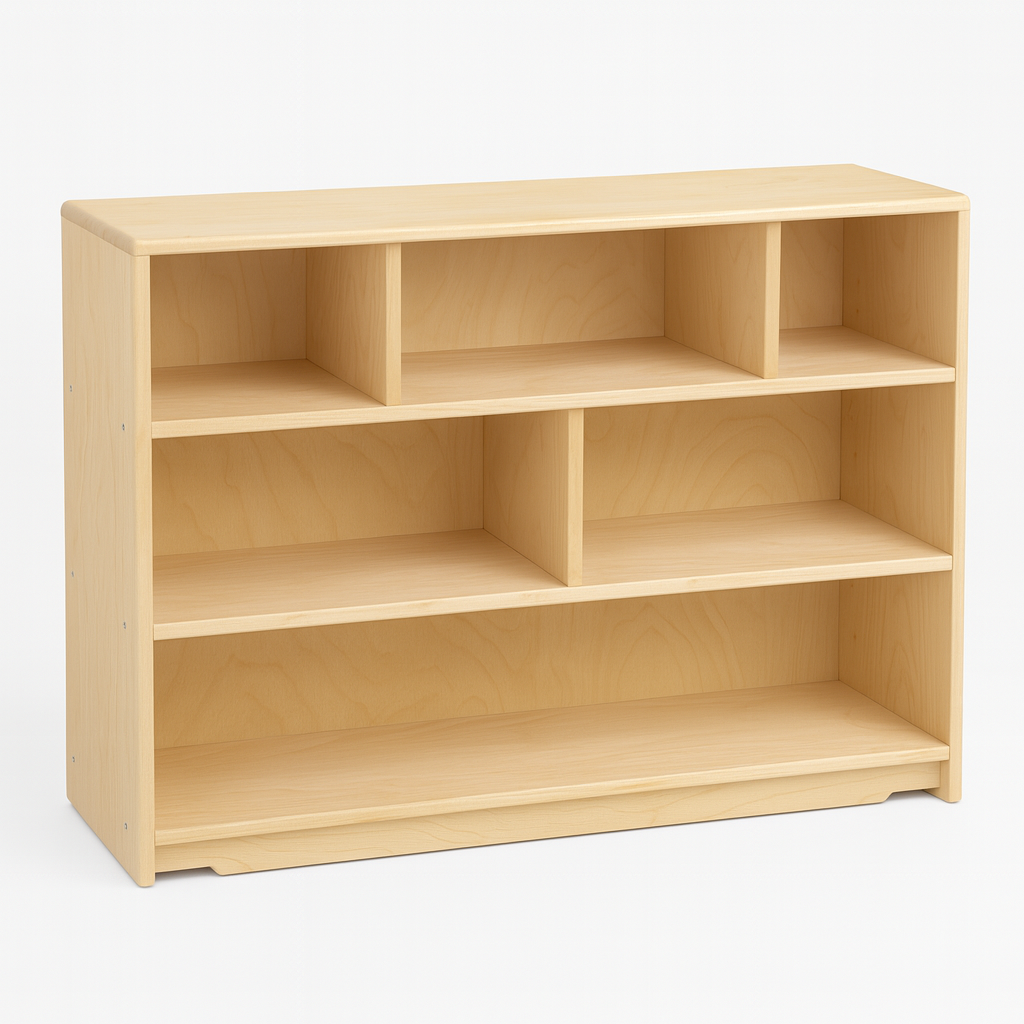 Montessori Classroom Shelf - 4' x 32" - Closed Back – The Autism Store