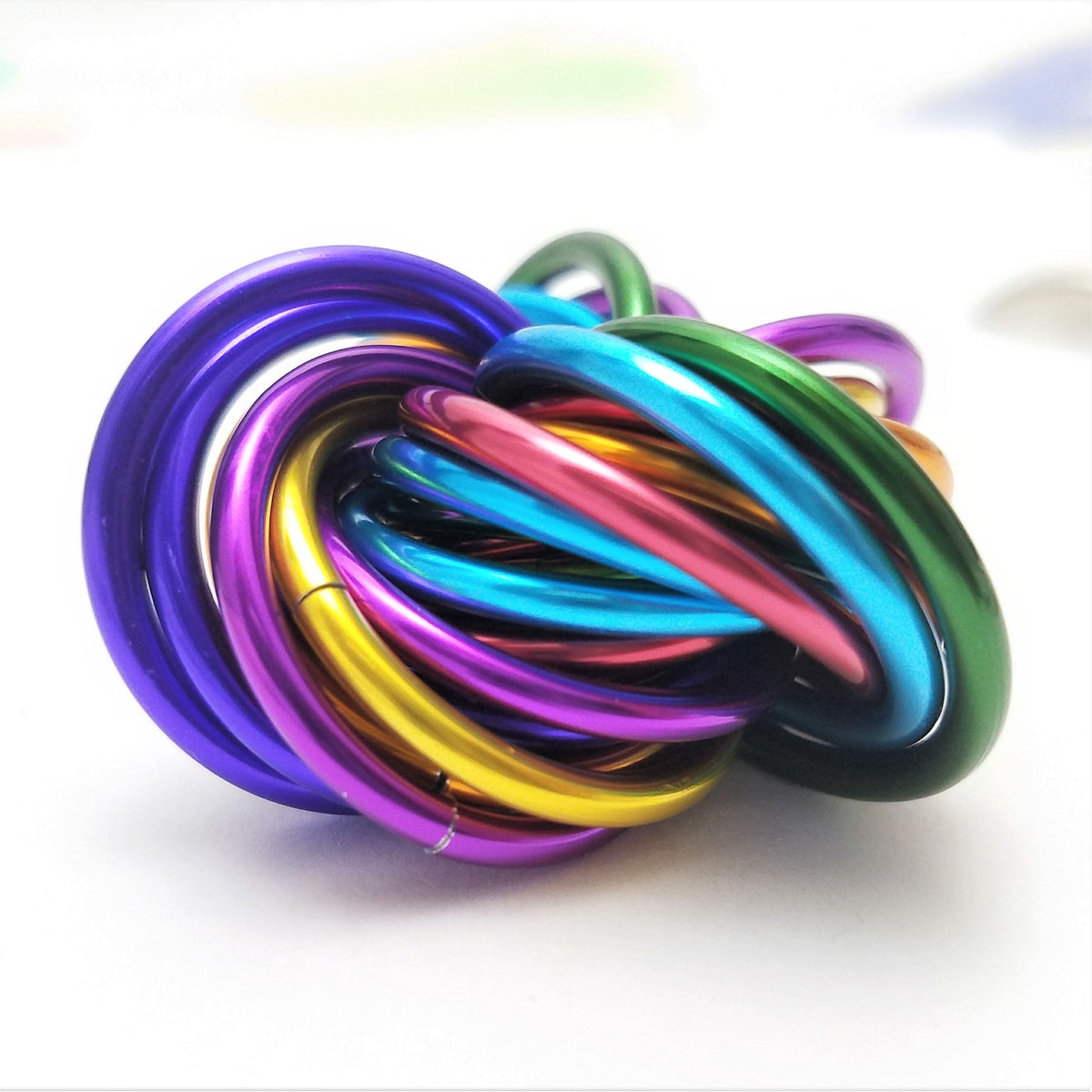 Möbii® RAINBOW Collection: Shiny Multicolor Fidget Stress Balls – The ...