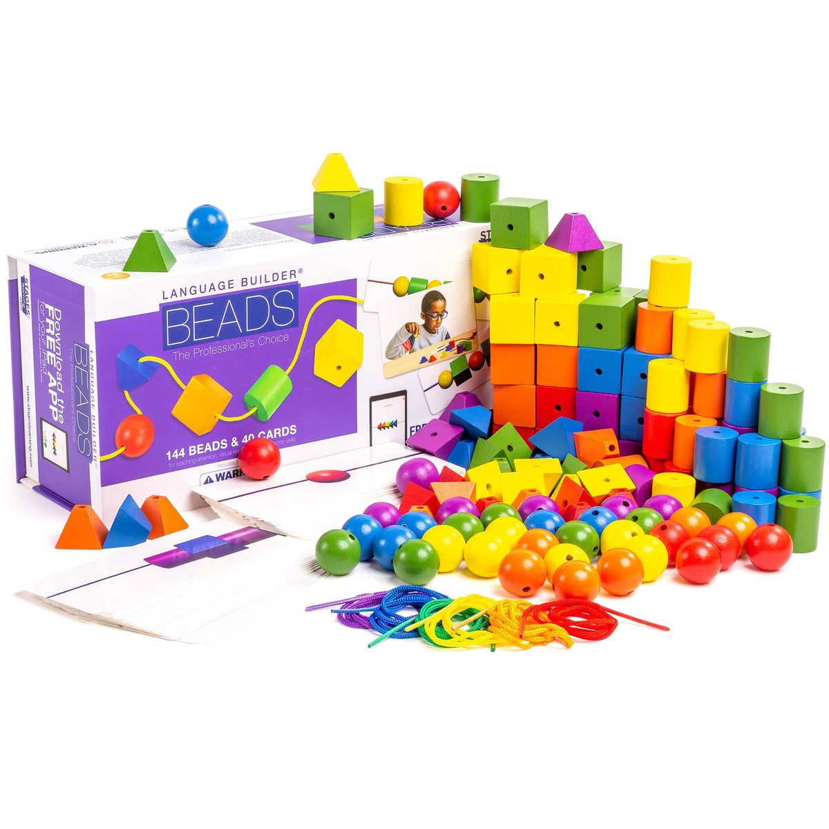 Language Builder: Stringing Beads (Home Set) – The Autism Store
