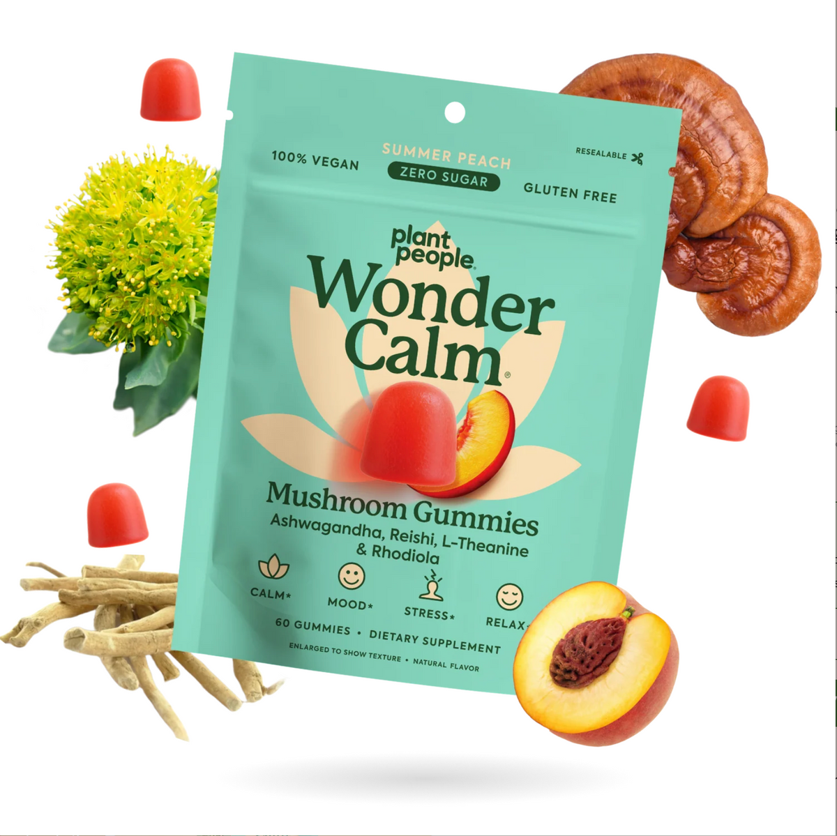 WonderCalm - Super Mushroom Gummies – The Autism Store