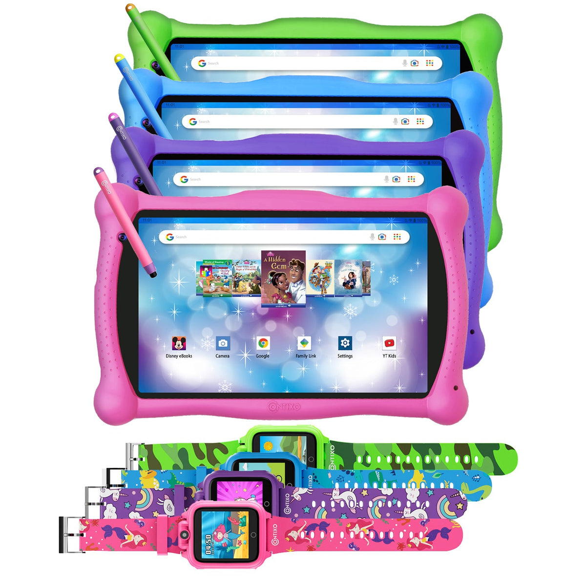 Contixo 7" Kids Tablet with Smart Watch Bundle – The Autism Store