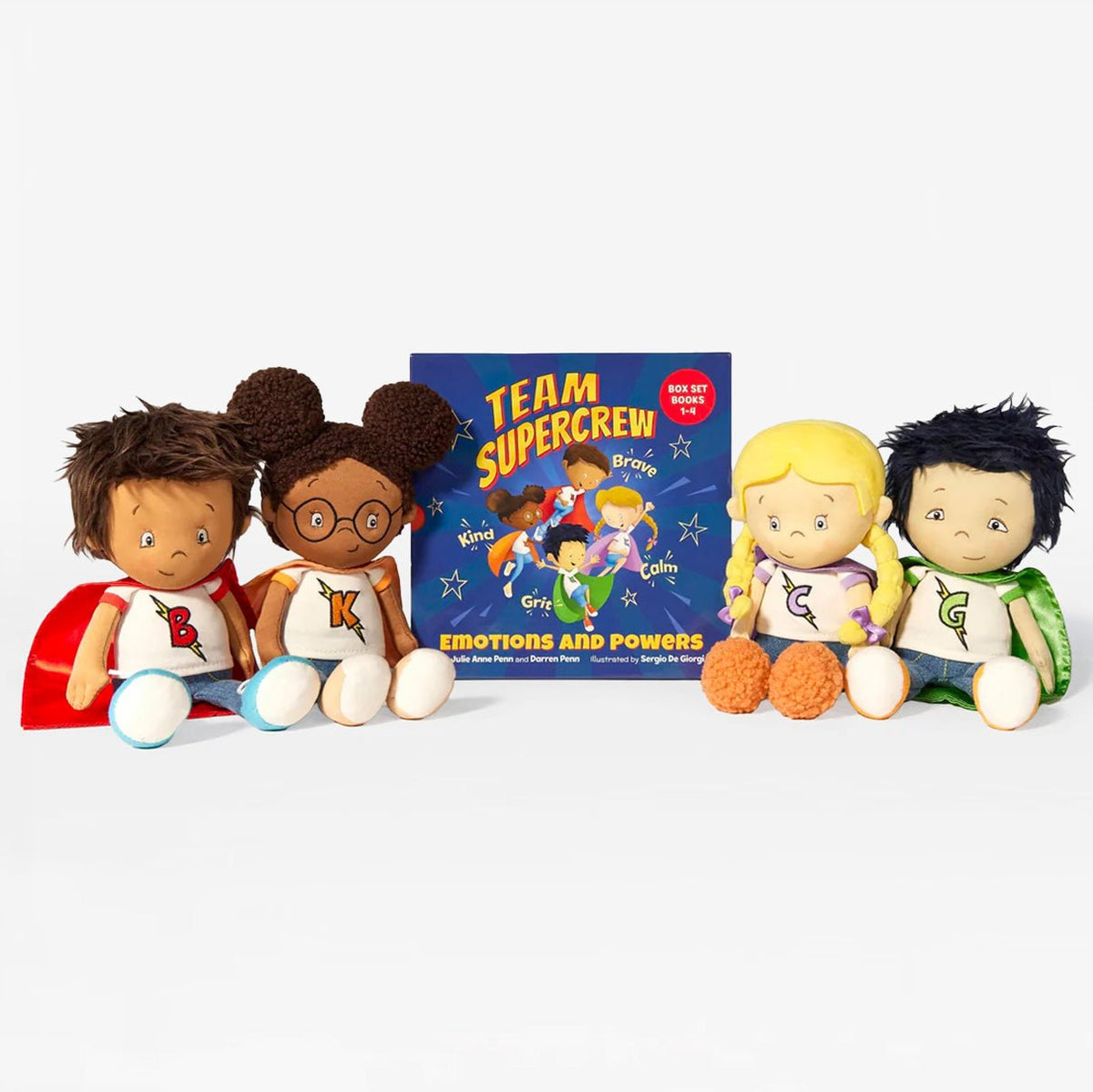 Emotions and Powers - 4 Book Box Set and 4 Plush Bundle – The Autism Store