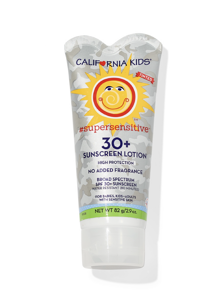 California Kids® #supersensitive™ Broad Spectrum SPF 30+ Sunscreen ...
