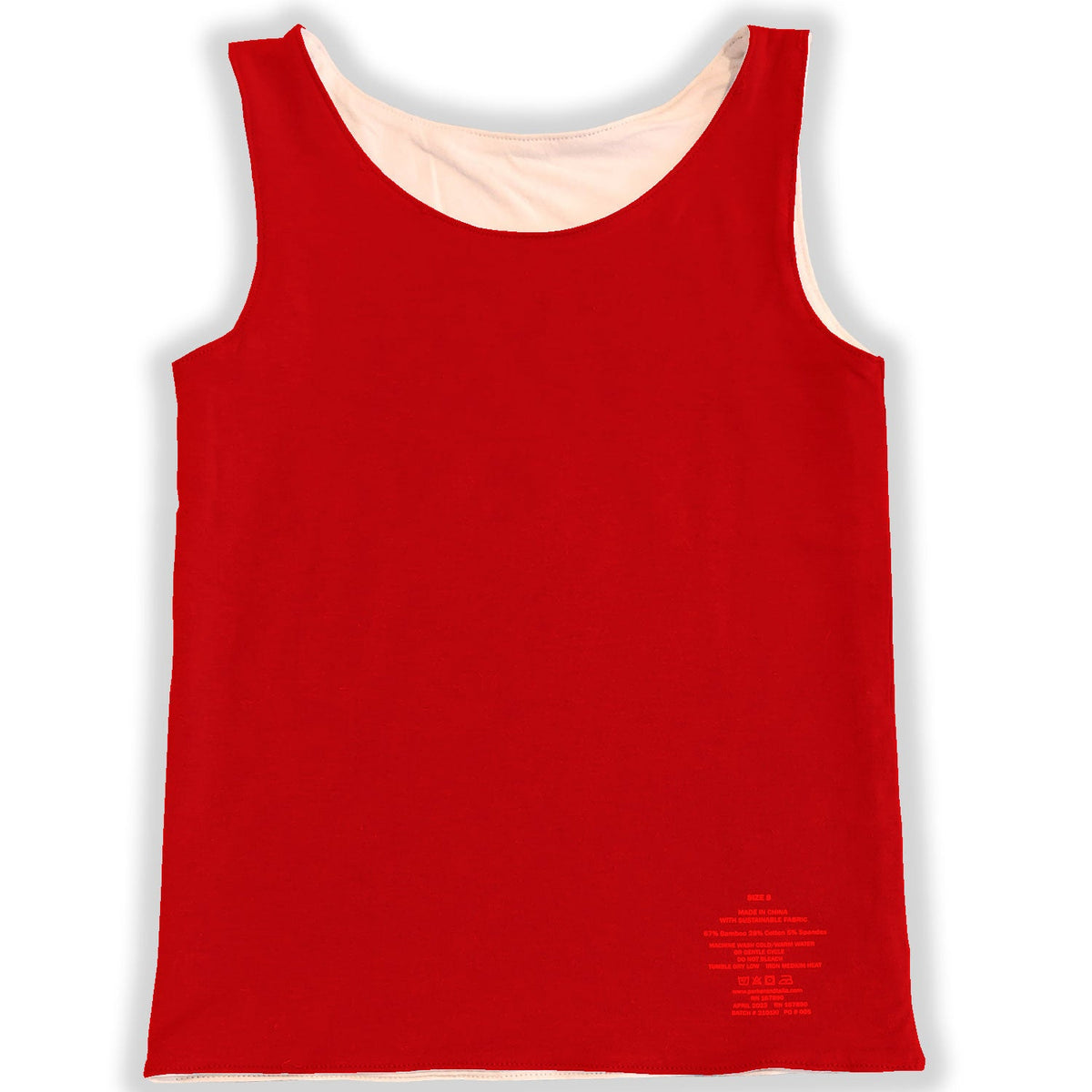 The Sensory Compression Comfort Reversible Tank - Red/White – The ...