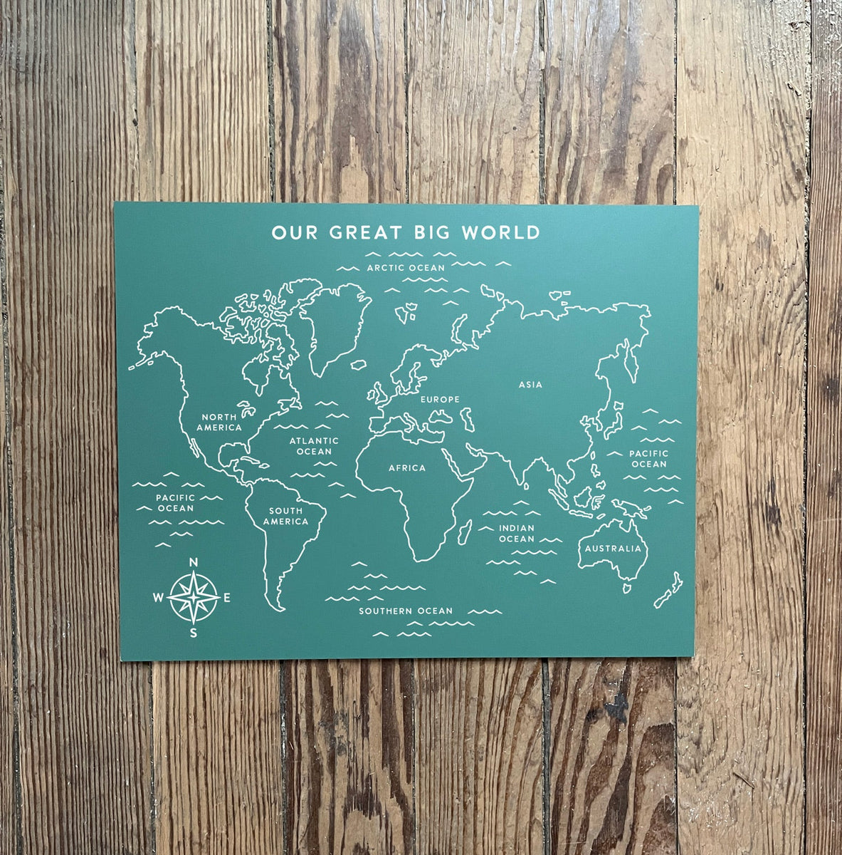 World Map Trace-n-Erase Chalkboard® (labeled) – The Autism Store
